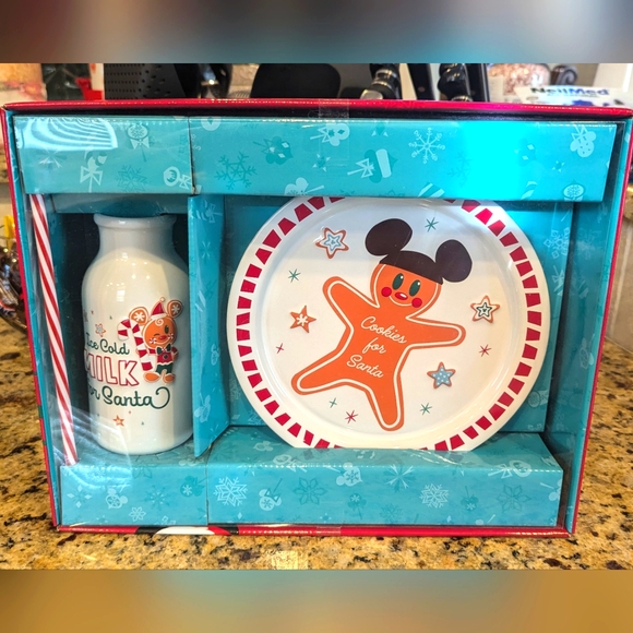 Disney | Holiday | Disney Milk And Cookies For Santa Set | Poshmark